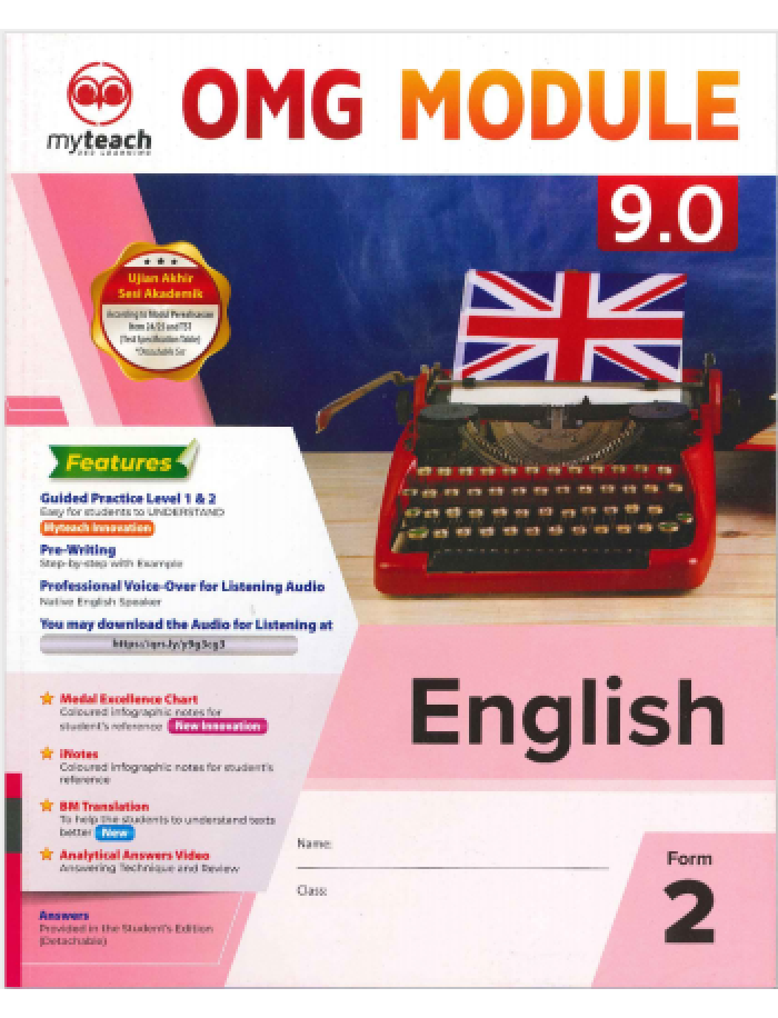 OMG (MODUL) 9.0 ENGLISH FORM 2 (2025)