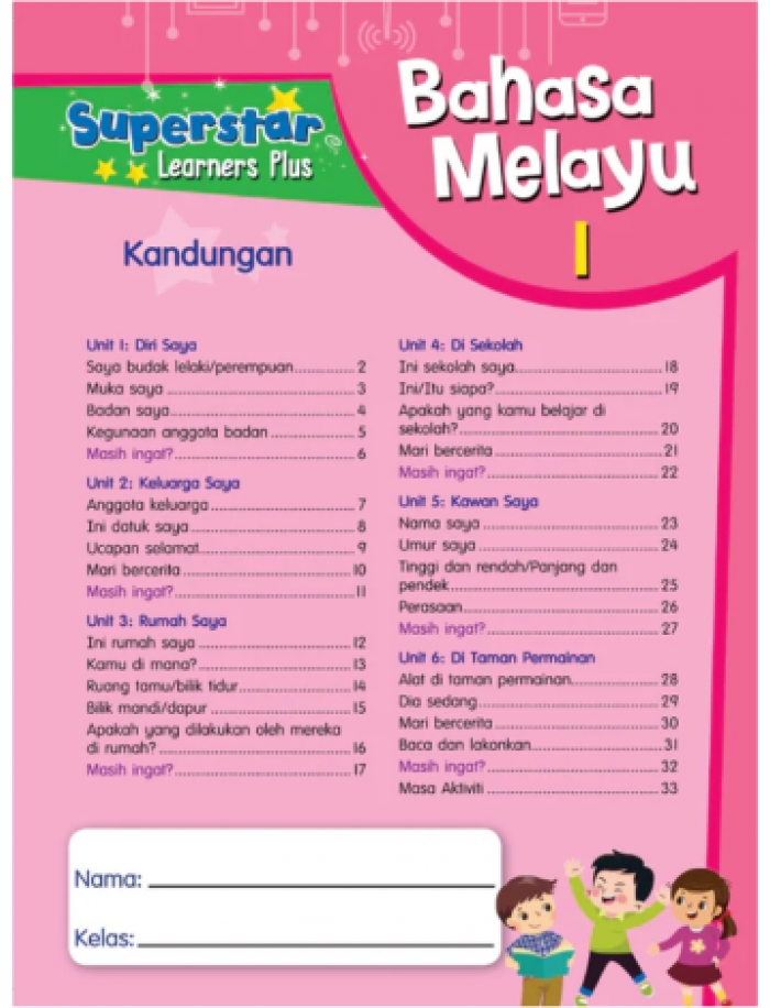 SUPERSTAR LEARNER 1 BAHASA MELAYU (FOREIGNER)