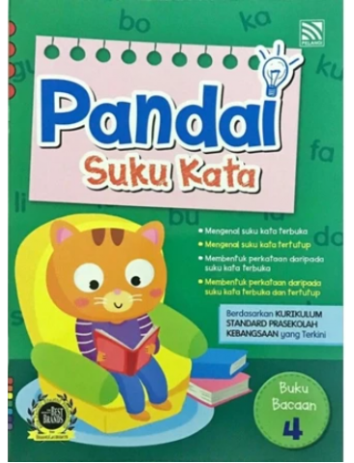 Pandai Suku Kata Buku Bacaan 4