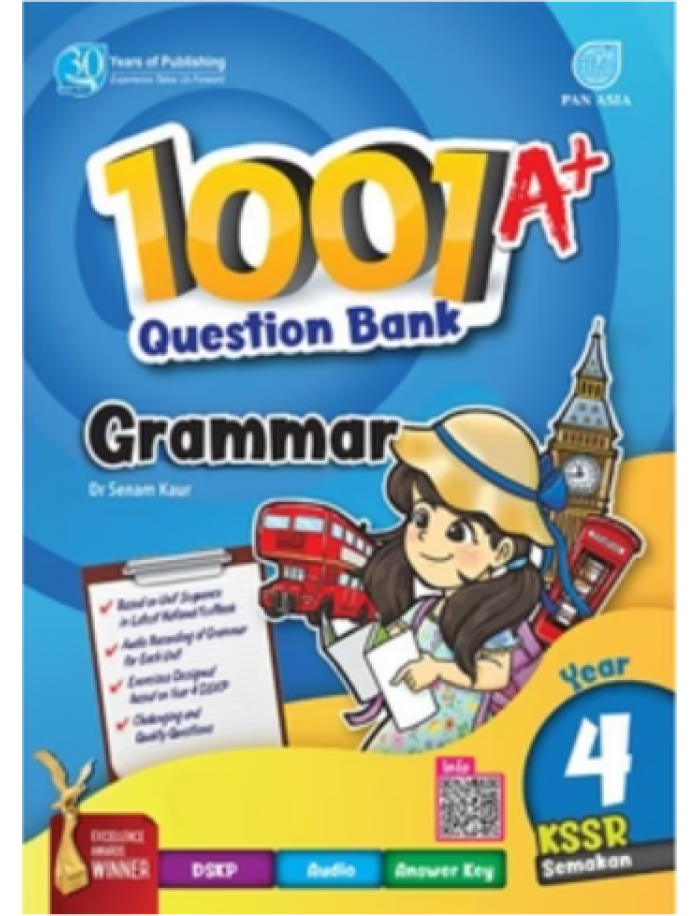 SMART 1001 A+ QUESTION BANK GRAMMAR YEAR 4