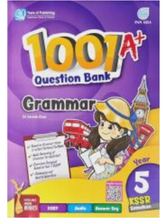 SMART 1001 A+ QUESTION BANK GRAMMAR YEAR 5