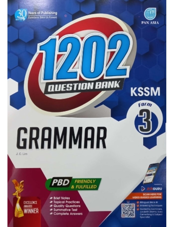 1202 QUESTION BANK FORM 3 - GRAMMAR