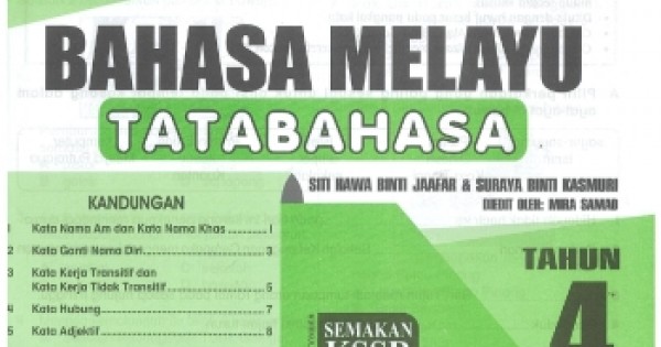 MODUL TUISYEN BAHASA MELAYU TATABAHASA EDISI 2024/2025 TAHUN 4 MODUL TUISYEN BAHASA MELAYU TATABAHASA EDISI 2024/2025 TAHUN 4