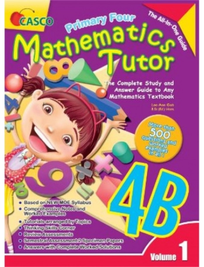 PRIMARY FOUR MATHEMATICS TUTOR 4B (VOLUME 1)