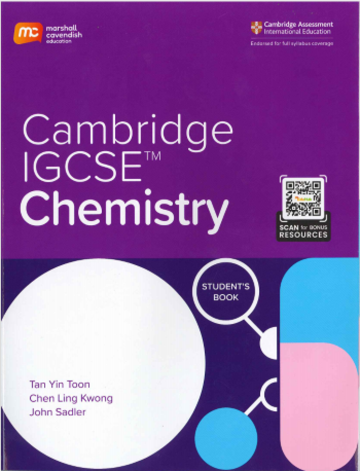 CAMBRIDGE IGCSE CHEMISTRY STUDENT BOOK + EBOOK (2 YEARS) | CAIE | New ...