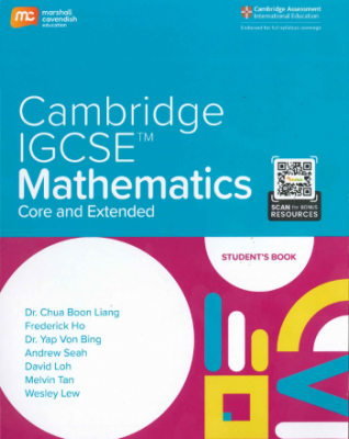 CAMBRIDGE IGCSE CORE AND EXTENDED MATHEMATICS STUDENT BOOK + EBOOK (2 ...