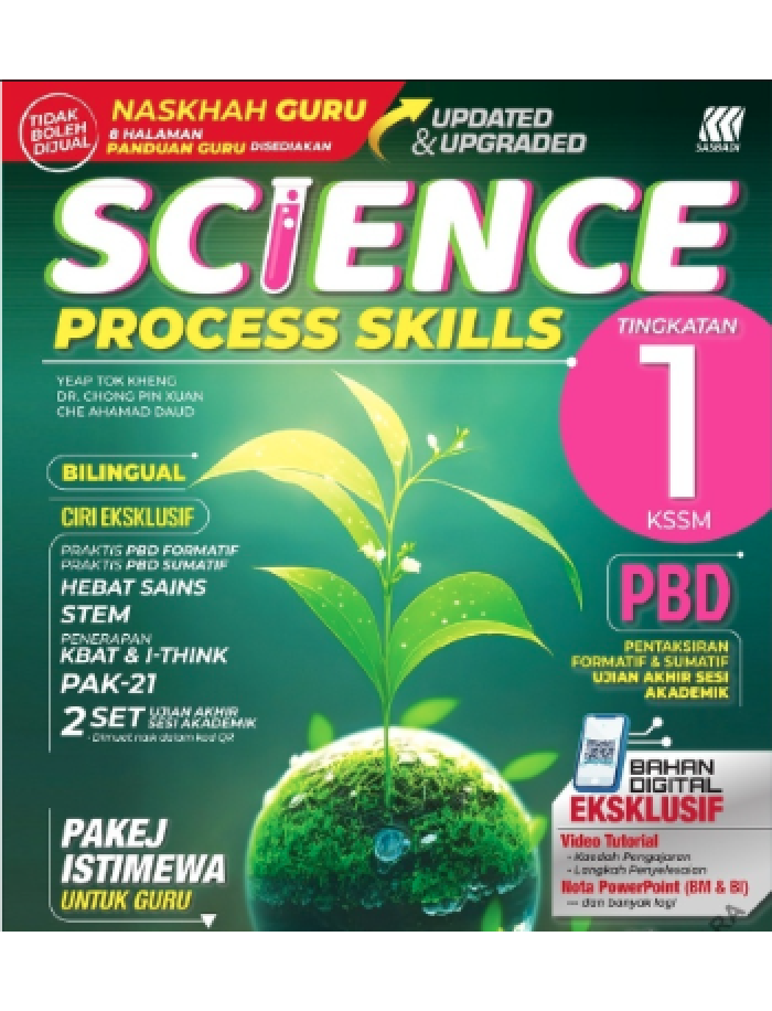 SCIENCE PROCESS SKILLS PBD TINGKATAN 1 KSSM-DWIBAHASA (2024)