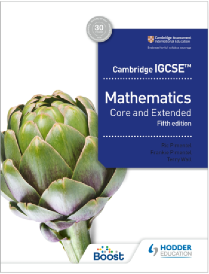 CAMBRIDGE IGCSE CORE AND EXTENDED MATHEMATICS FIFTH EDITION ISBN
