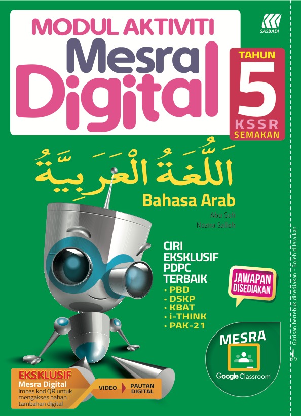 BUKU AKTIVITI MODUL MESRA DIGITAL KSSR BAHASA ARAB TAHUN 5 (ISBN ...
